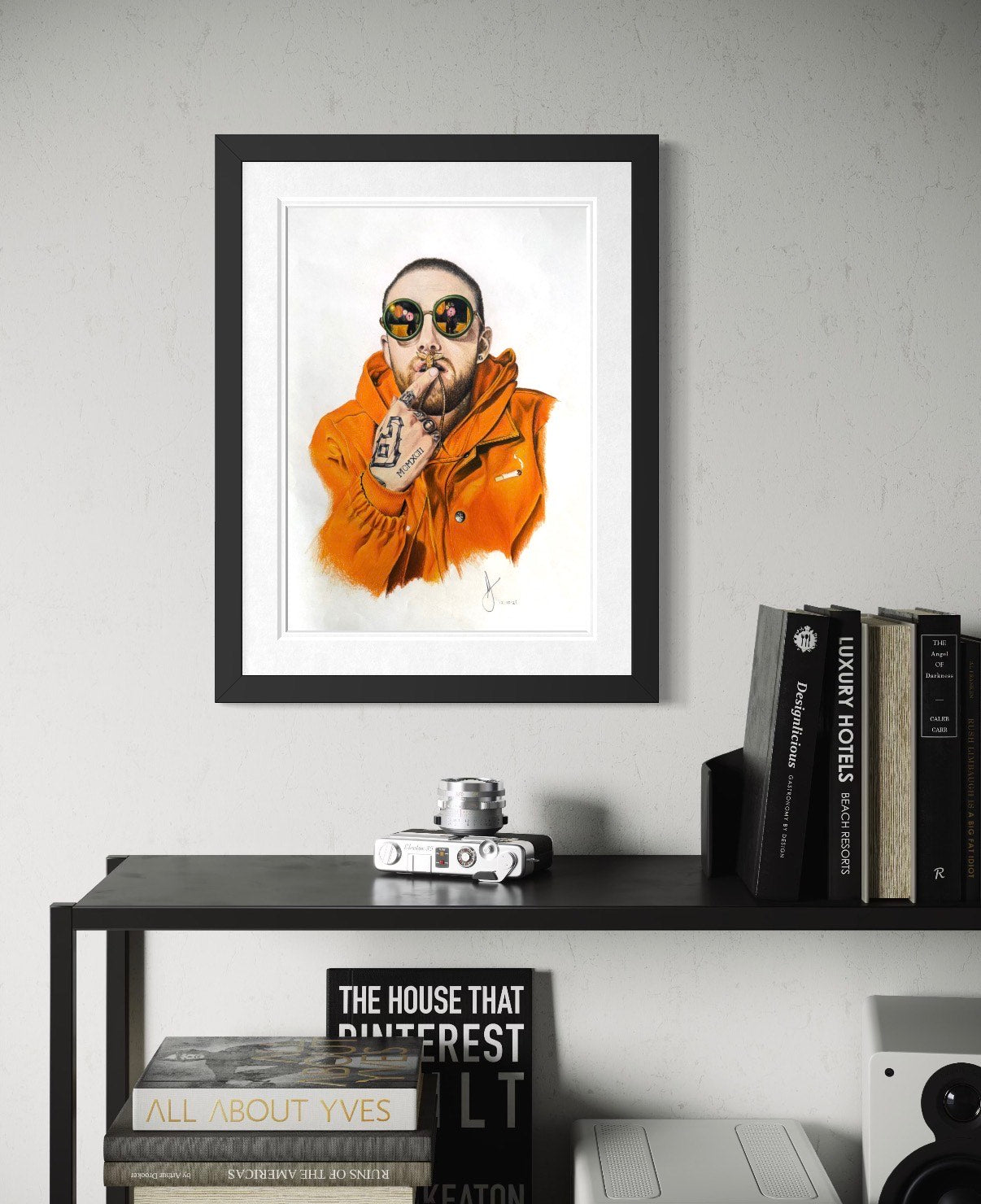 Mac Miller Portrait Print | Art Print by Marlee Jean – Marlee Jean's Studio